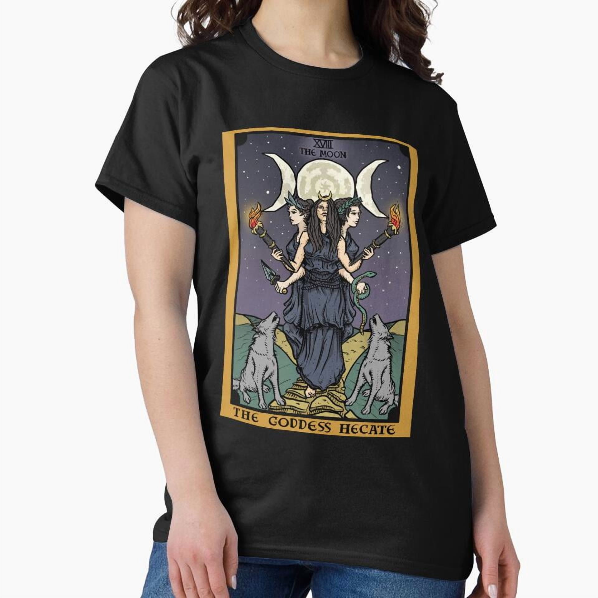 Hecate Triple Moon Goddess of Witchcraft Hekate Wheel H24086 Unisex T ...