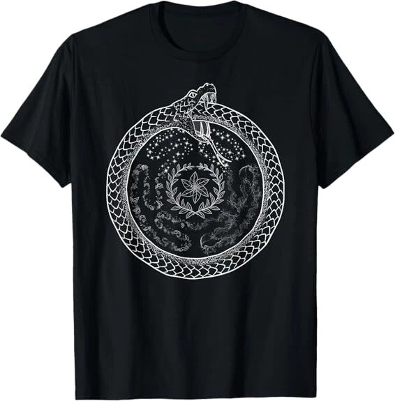 Hecate Wheel Ouroboros Symbol Mystic Pagan Vintage Style Unisex T-Shirt ...