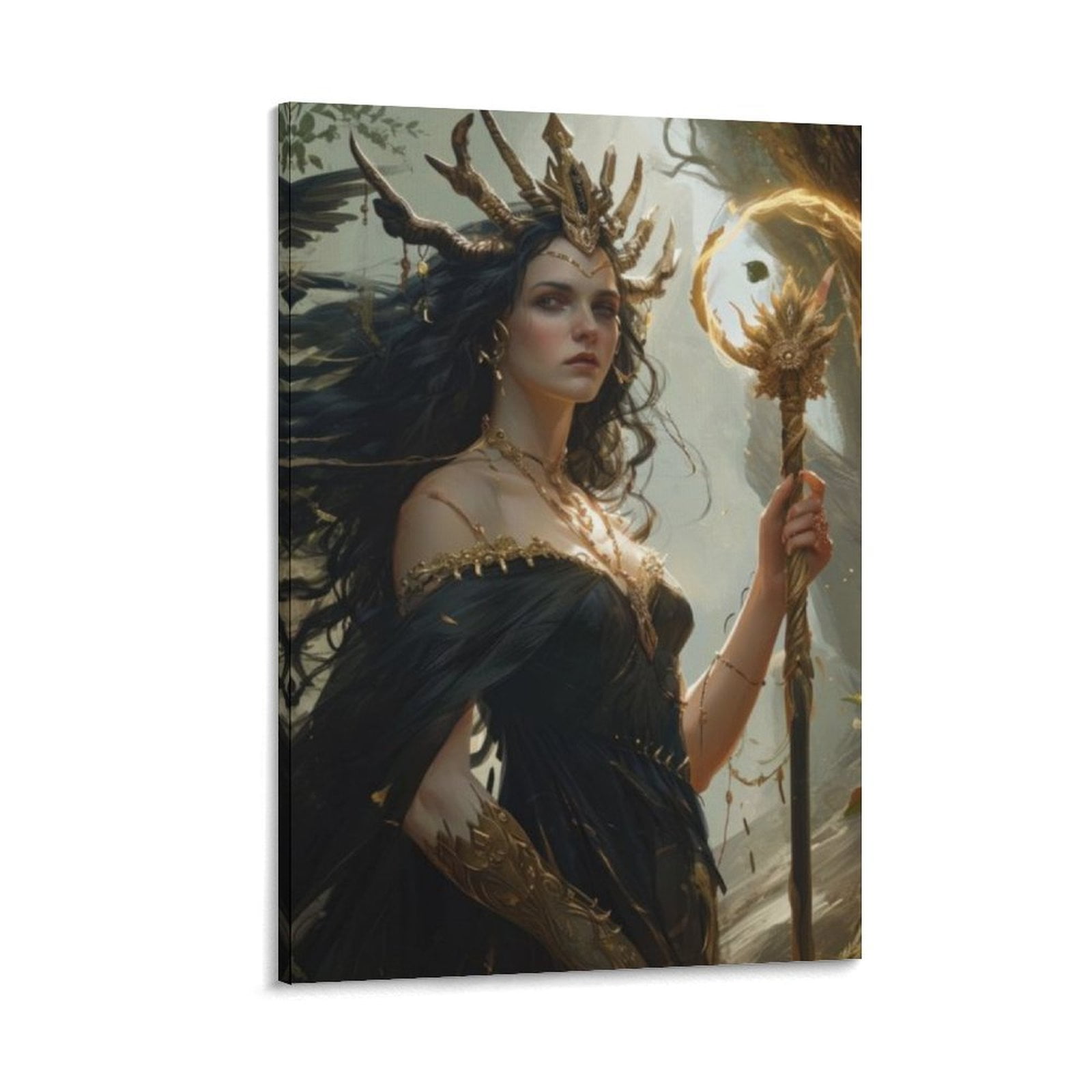 Hecate from Greek Myth Poster Canvas Wall Art Poster Decorative Bedroom Modern Home Print ...