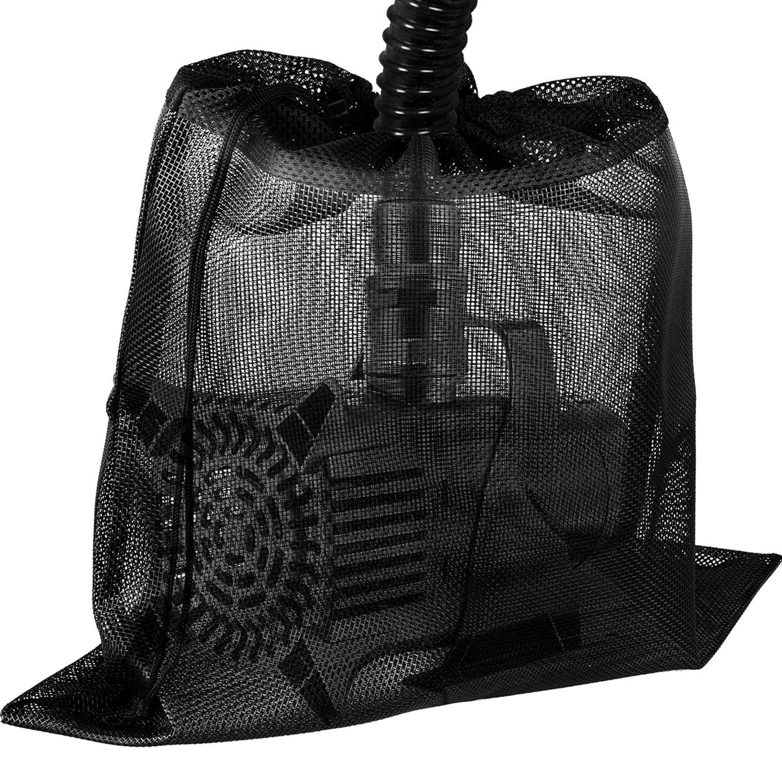 Hecaty 24" x 26" JKF25 Upgrade Large Pump Barrier Bag, Pond Filter Box, Black Media Bag Pump ...