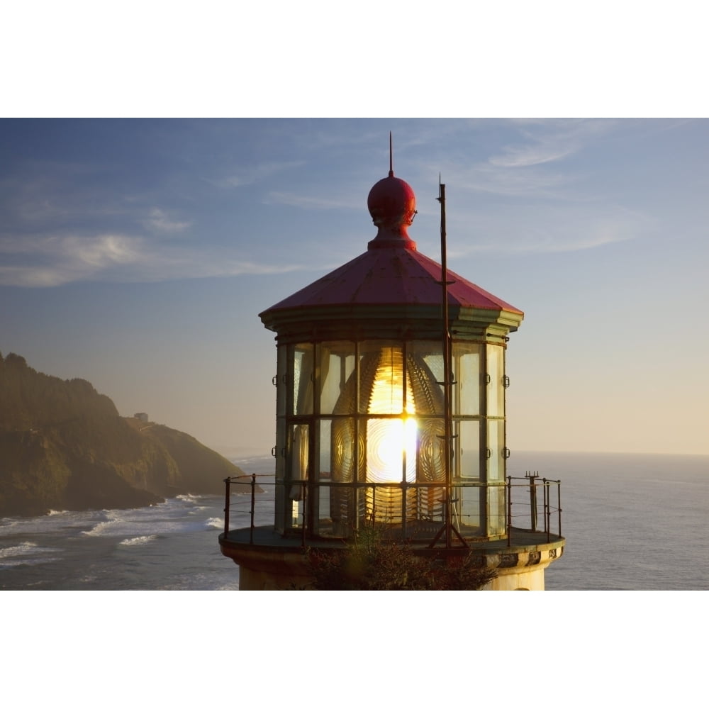 Heceta Head Lighthouse Along The Oregon Coast; Florence Oregon United ...