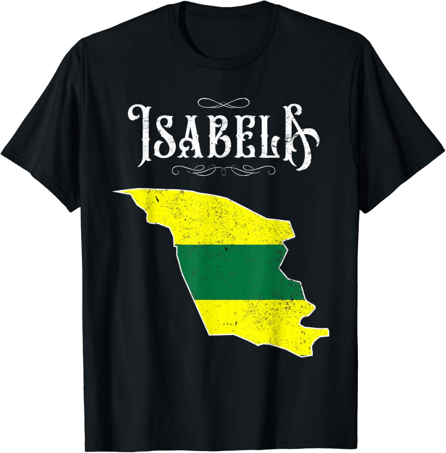 Hecho En Isabela Camisas de Puerto Rico T-Shirt - Walmart.com