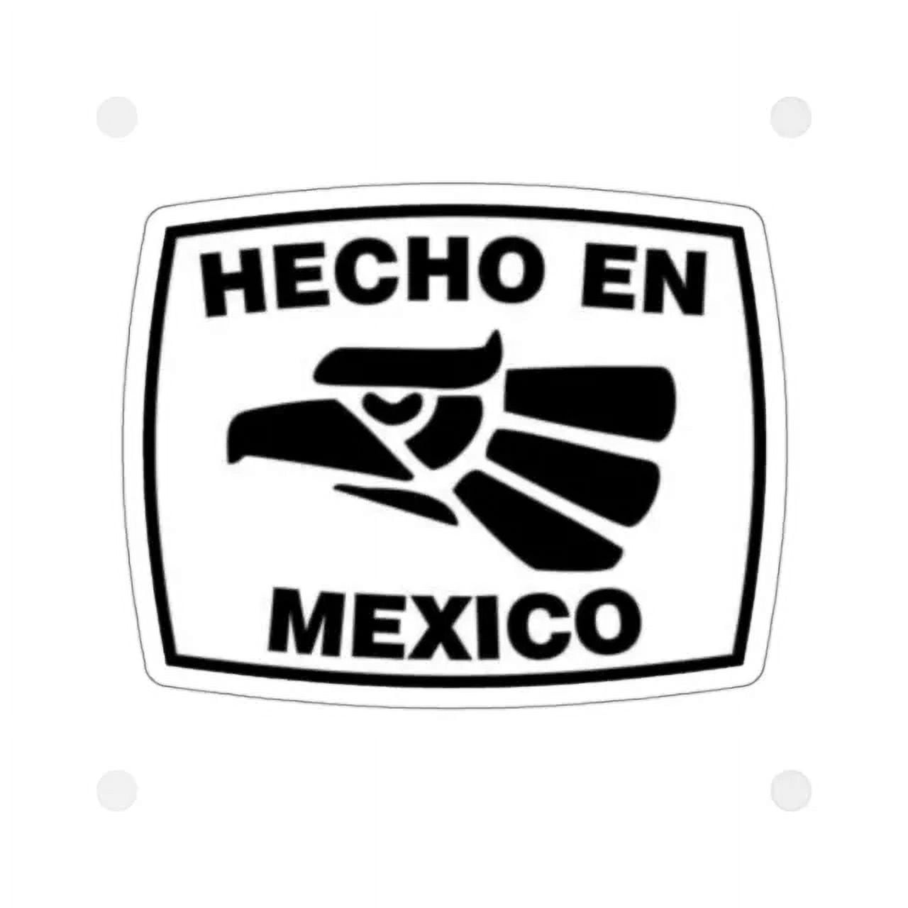 Hecho En Mexico Eagle Aguila Bold Logo Made In Mex Sticker Vinyl Decal ...