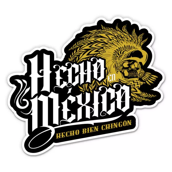 Hecho En Mexico Sticker Phone Decal Water Bottle Stickers Car Decals ...