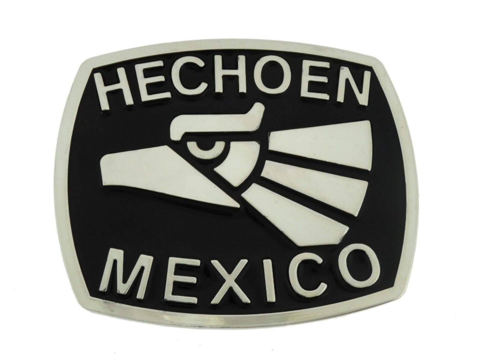 Hecho en Mexico Belt Buckle Mexican Eagle Vaquero Western Original Logo ...
