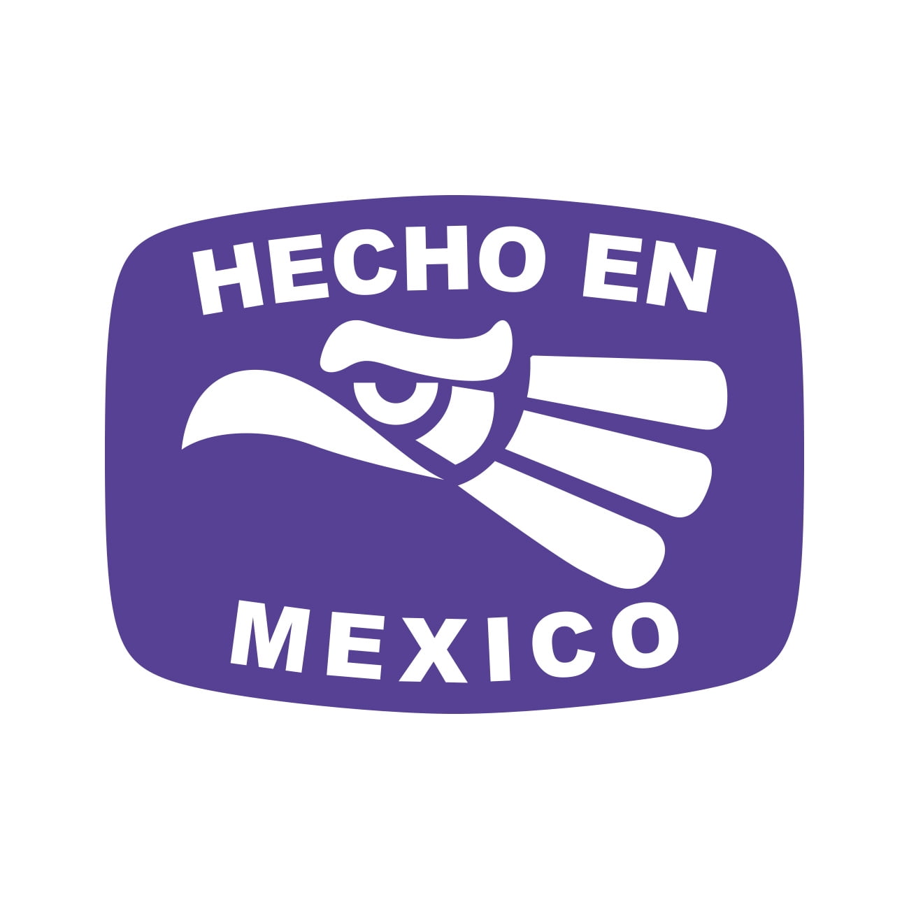 Hecho en Mexico Sticker Decal Die Cut - Self Adhesive Vinyl ...