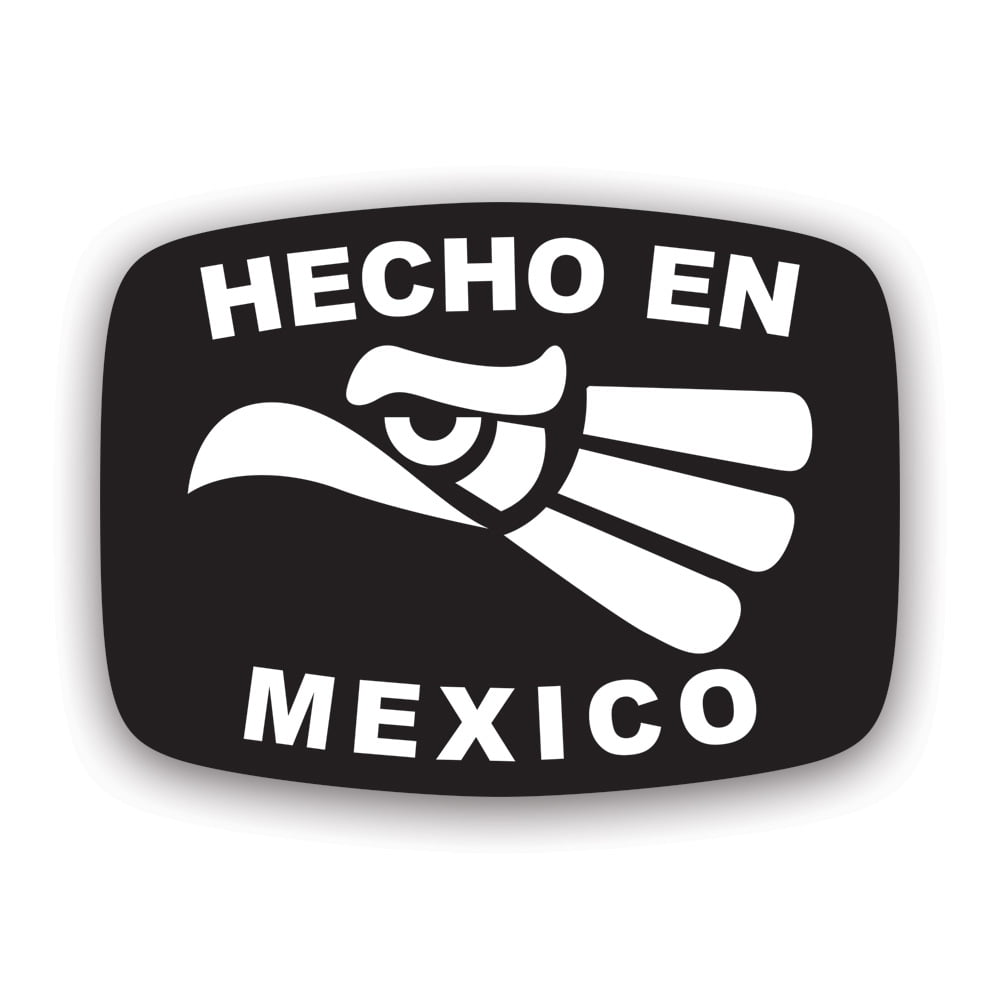 Hecho en Mexico Sticker Decal - Self Adhesive Vinyl - Weatherproof ...