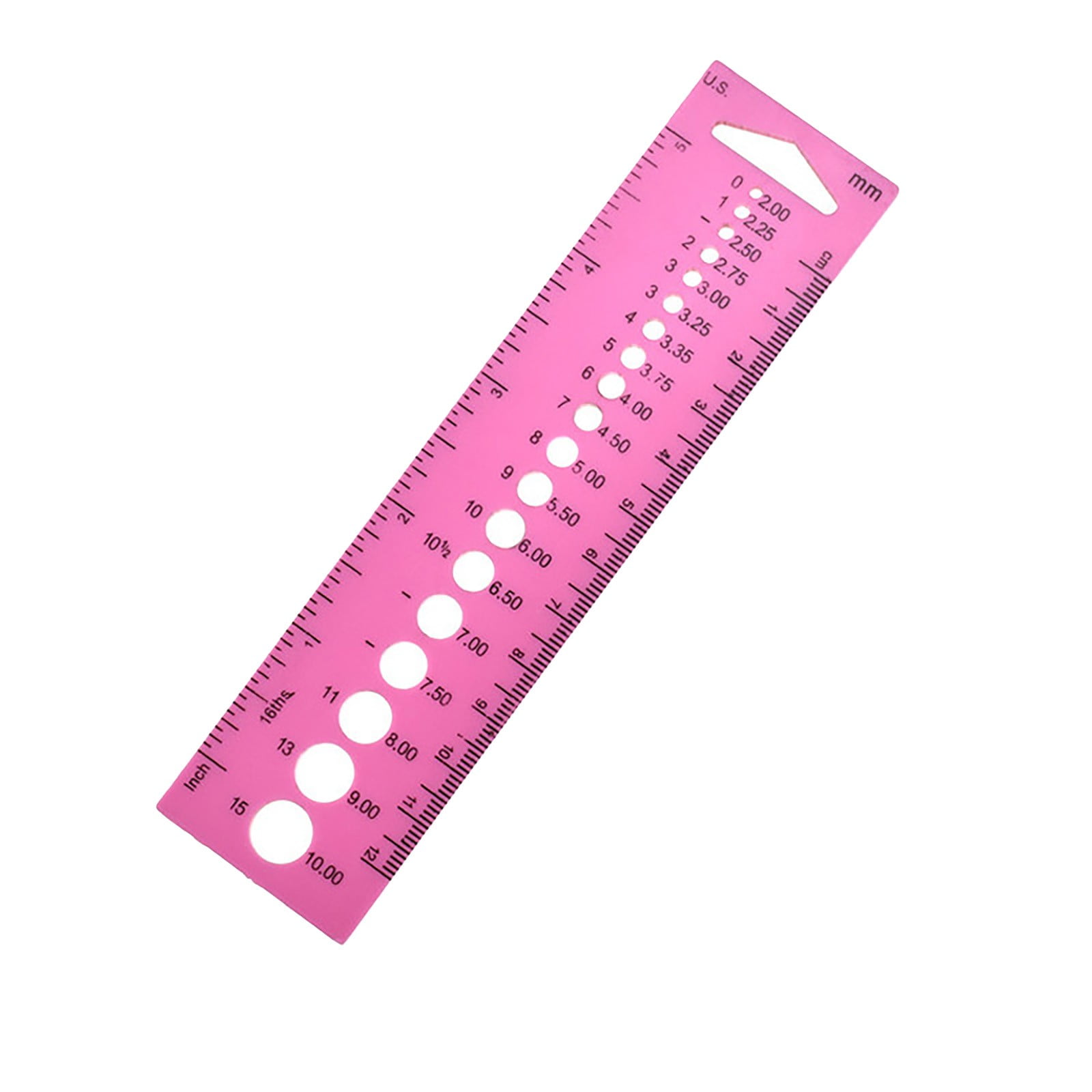 Hecnuo,5PC Colored Plastic Ruler for Braiding,Creative Auxiliary Ruler ...