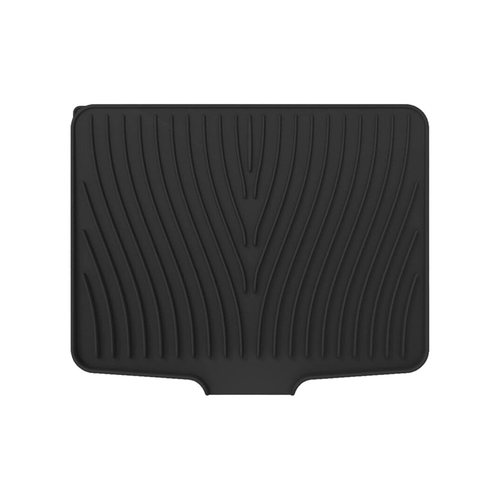 Hecteas Drain Rack,Silicone Dish Drying Mat,Extra Large Dish Drying Pad ...