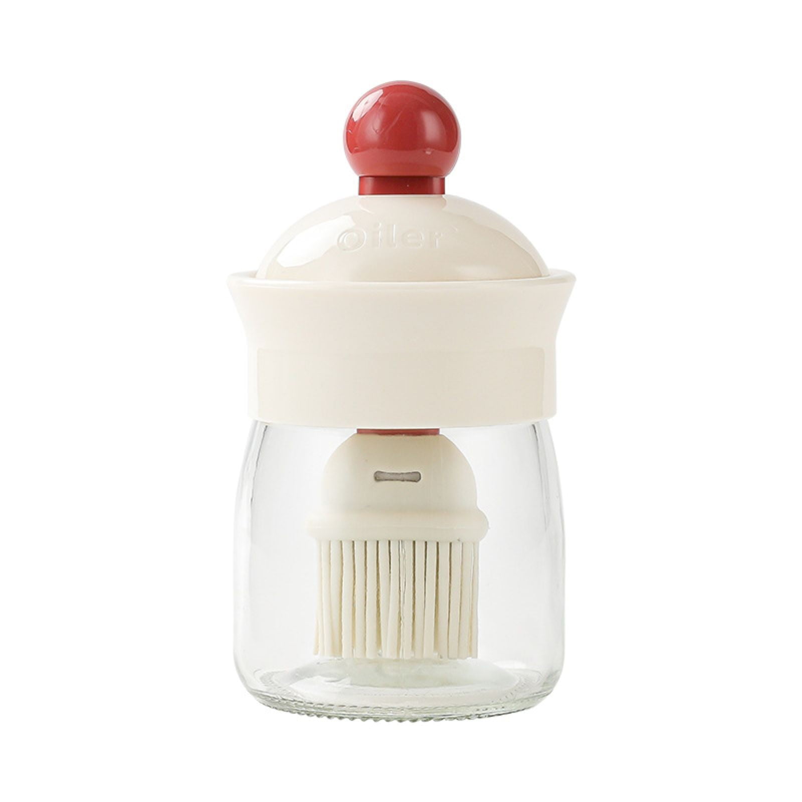 Hecteas Oil Bottle - Kitchen Fat Bottle - Oil Dispenser with Brush ...