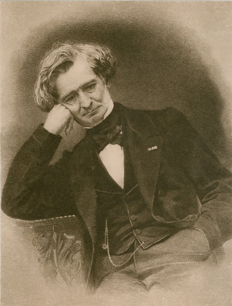Hector Berlioz (1803-1869) French Romantic Composer. Engraving From An 1896 Photograph By Pierre ...