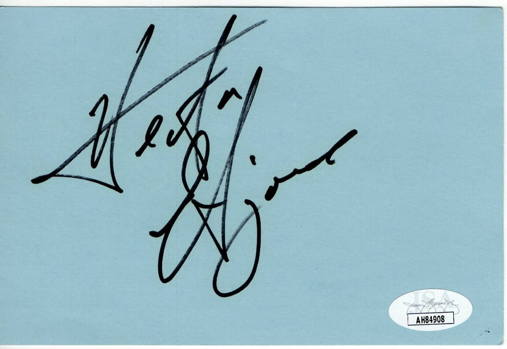Hector Elizondo Signed Autographed Index Card Chicago Hope JSA AH84908 ...