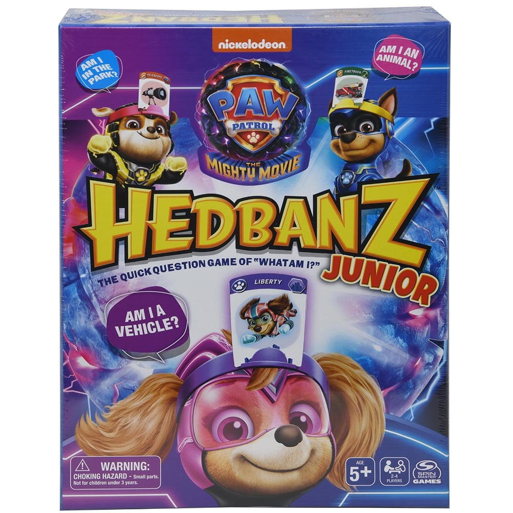 Hedbanz Junior PAW Patrol The Mighty Movie Game - Walmart.com