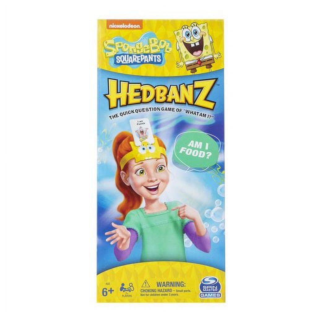 Hedbanz SpongeBob Picture Guessing Card Game Quick Question What Am I ...