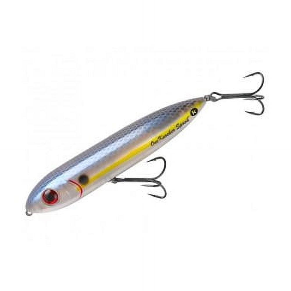Heddon One Knocker Spook Topwater, Plastic Lure Fishing Bait, 4 1/2", 1 ...