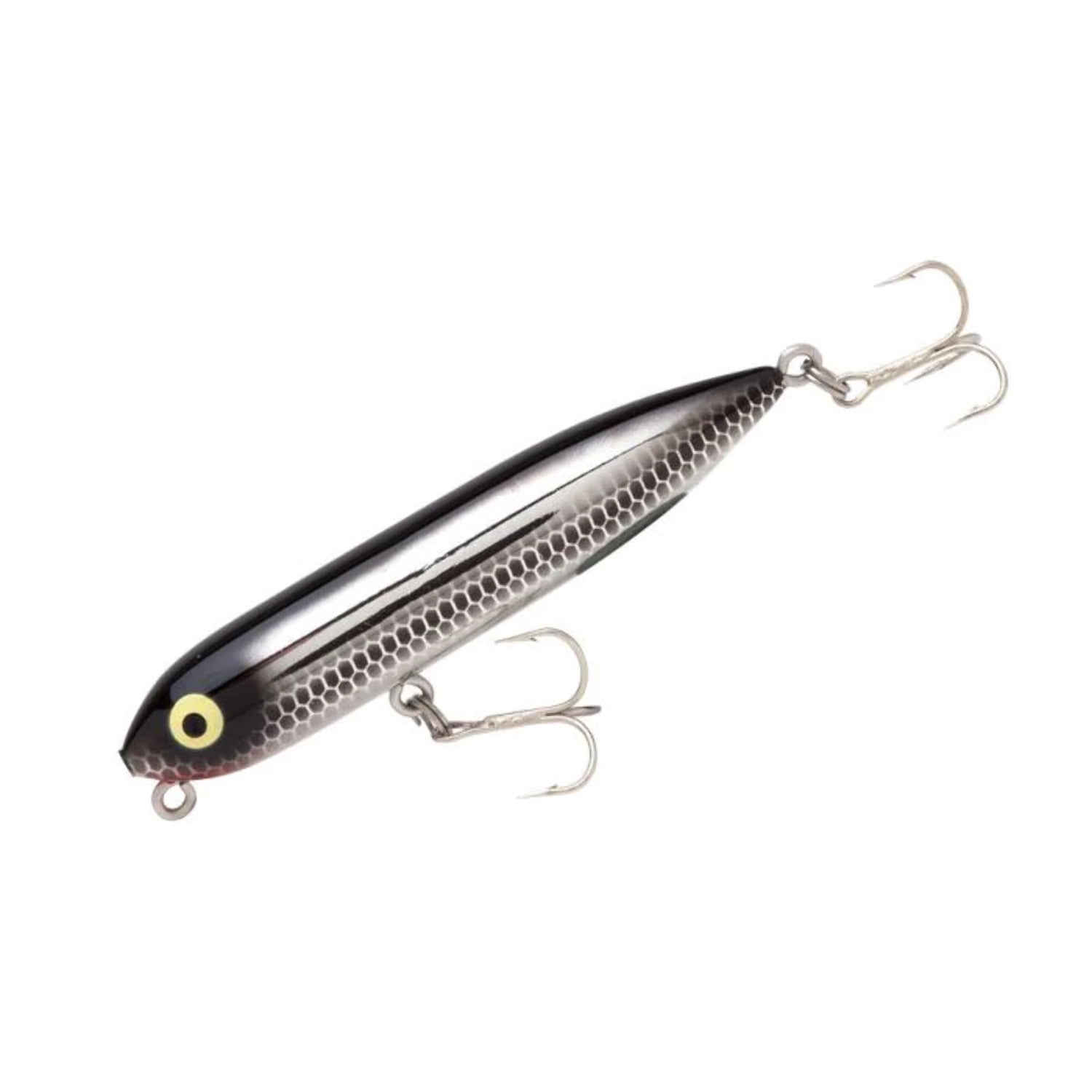 Heddon X9225NBL Zara Puppy Topwater Fishing Bait 3" 1/4 oz Black Shiner ...