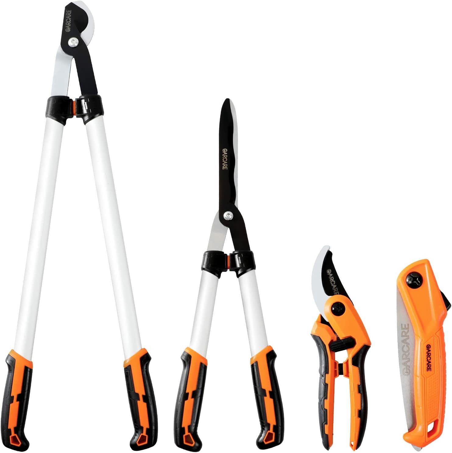 Hedge Clippers Pruning Shears 4 in 1 Set High Carbon Steel Folding Saw ...