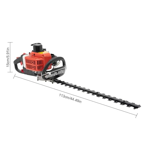 Hedge Trimmer, 22.5CC 2-Stroke Gas Powered Trimmer, Handheld Cordless ...
