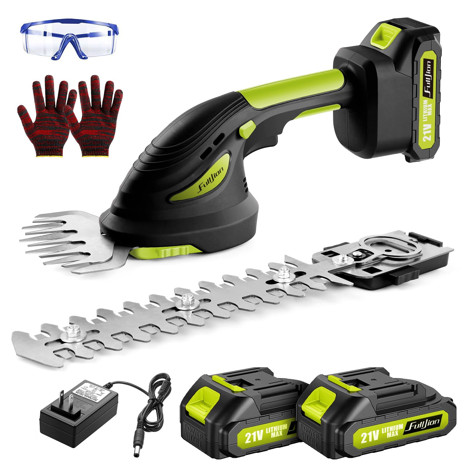 Hedge Trimmer Cordless,2 in SSF20 1 Hedge Shrub Grass Shears,21 V ...