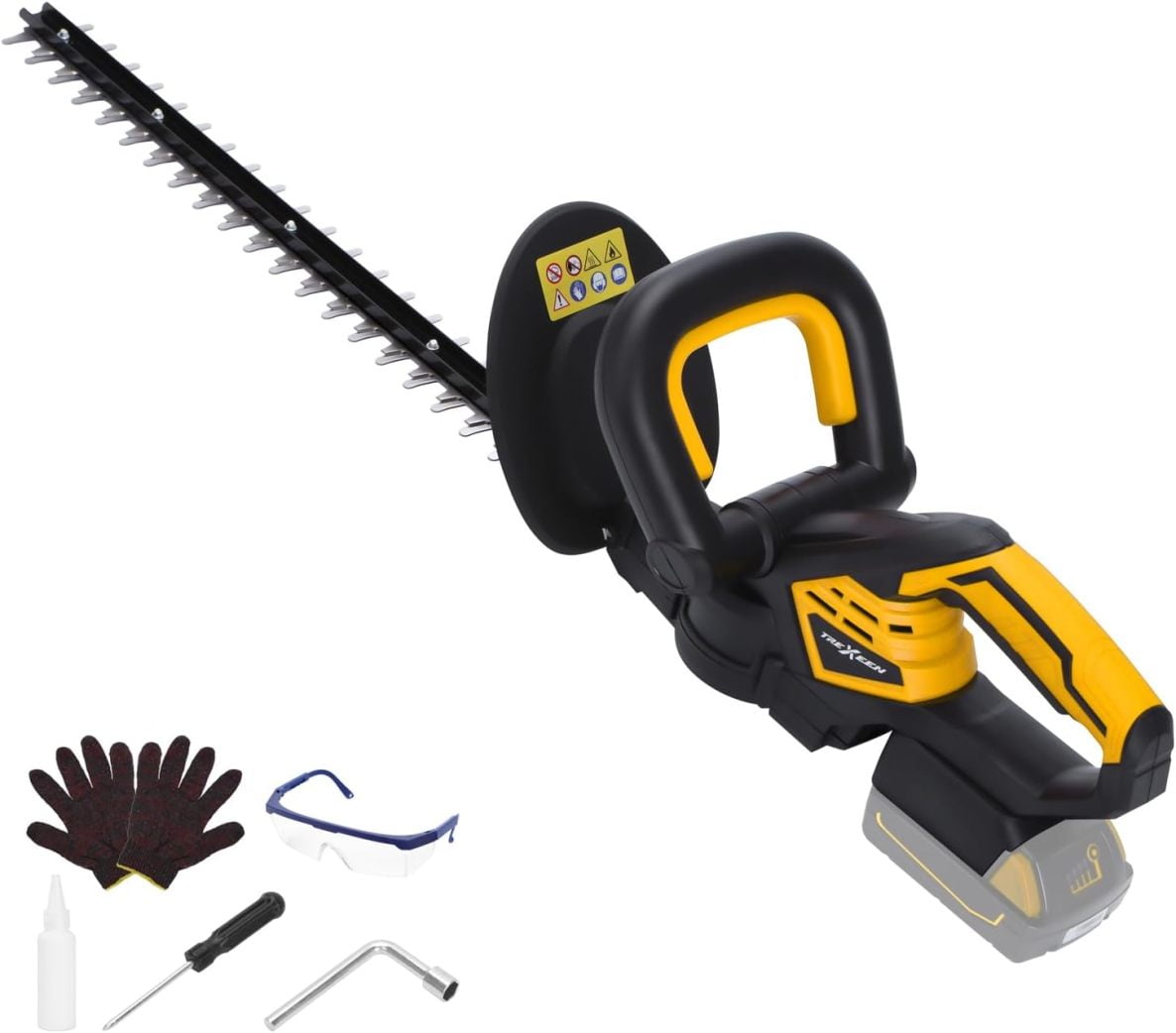 Hedge Trimmer for Dw 20V Battery,Hedge Trimmer Cordless with 22'' Dual ...