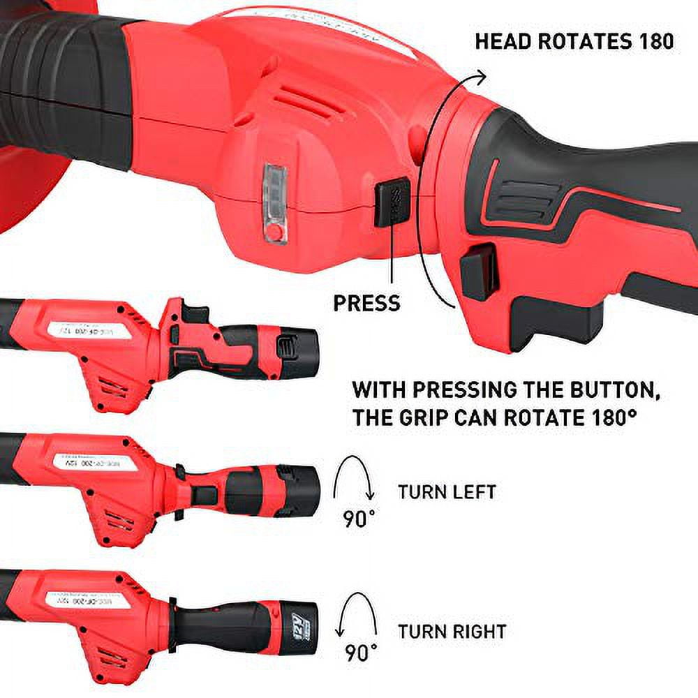 Hedge Trimmers 2-in-1 22inch 1400RPM Light Weight 3/5” Cutting Capacity ...