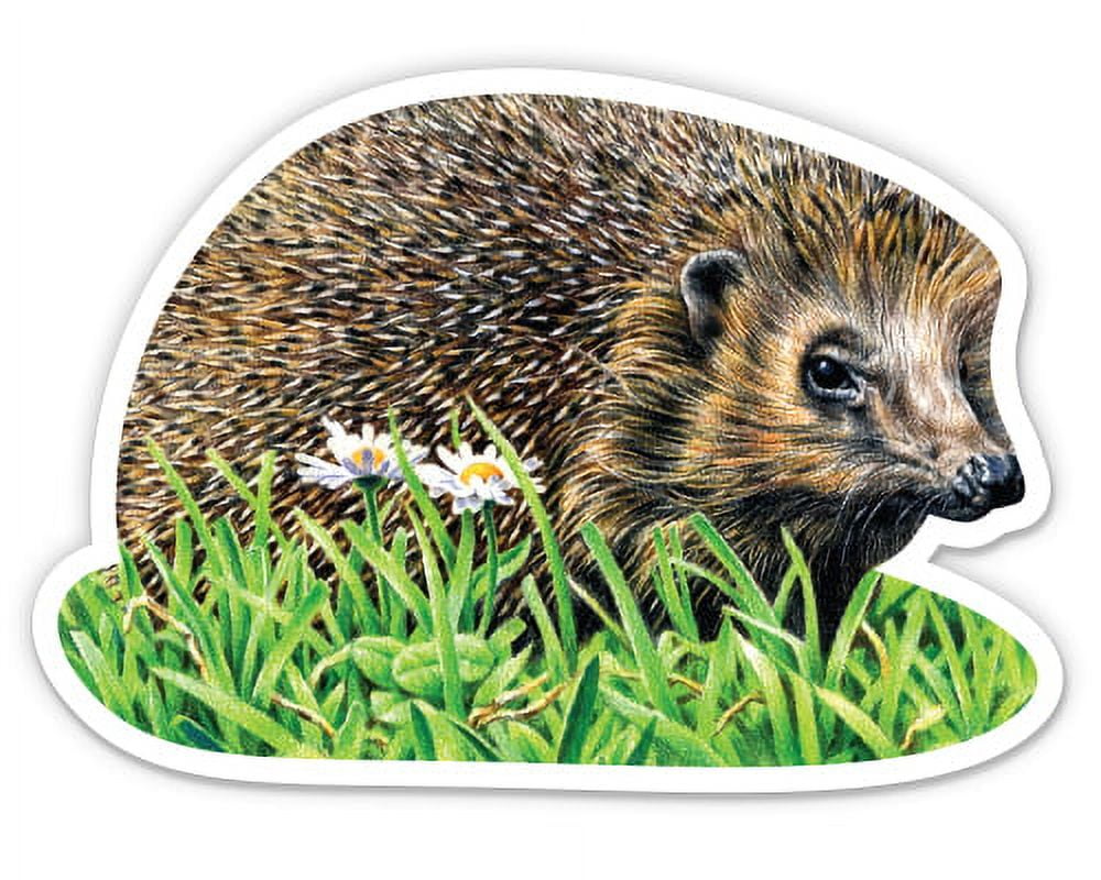 Hedgehog - 12" Vinyl Sticker Waterproof Decal - Walmart.com