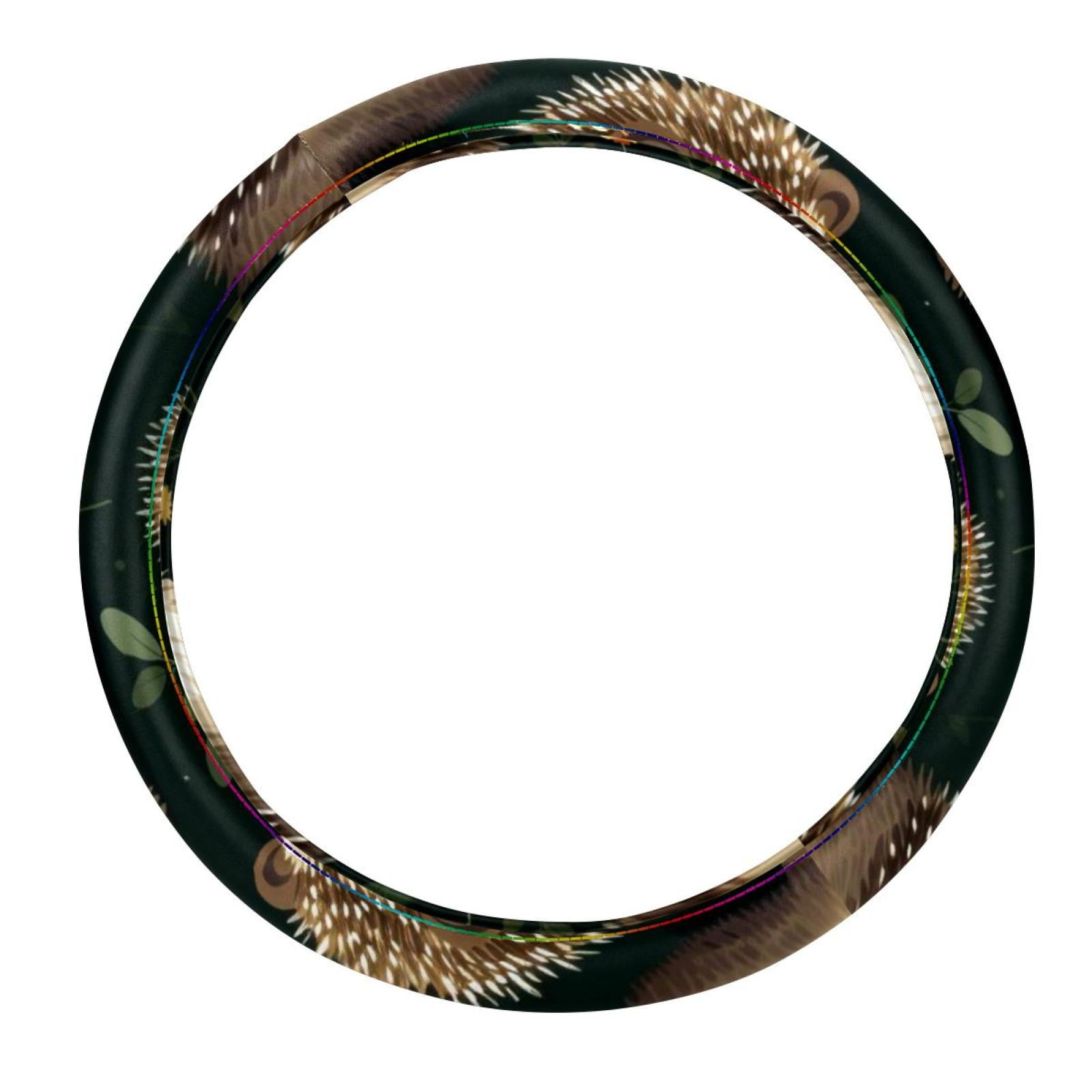 Hedgehog 14.5 Inch Printing PVC Leather Car Wheel Cover Auto ...