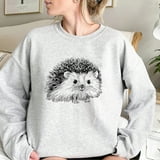 Hedgehog Cottagecore Aesthetic Shirt, Cute Hedgehog Shirt, Hedgehog ...