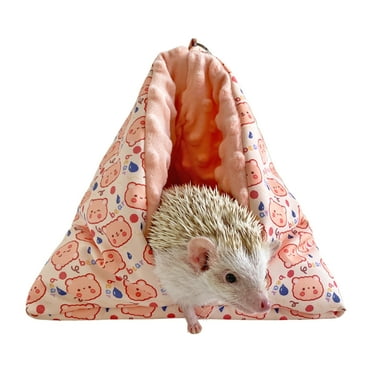 Cozy Faux Rabbit Fur Sugar Glider Sleeping Pouch - Handmade Snuggle ...