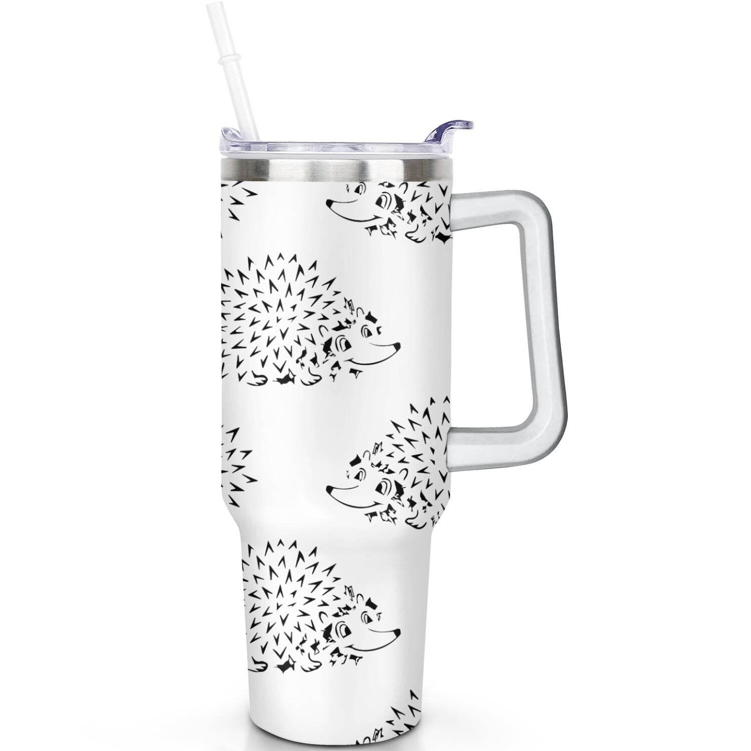 Hedgehog Design 40oz Vacuum Insulated Stainless Steel Tumbler with ...