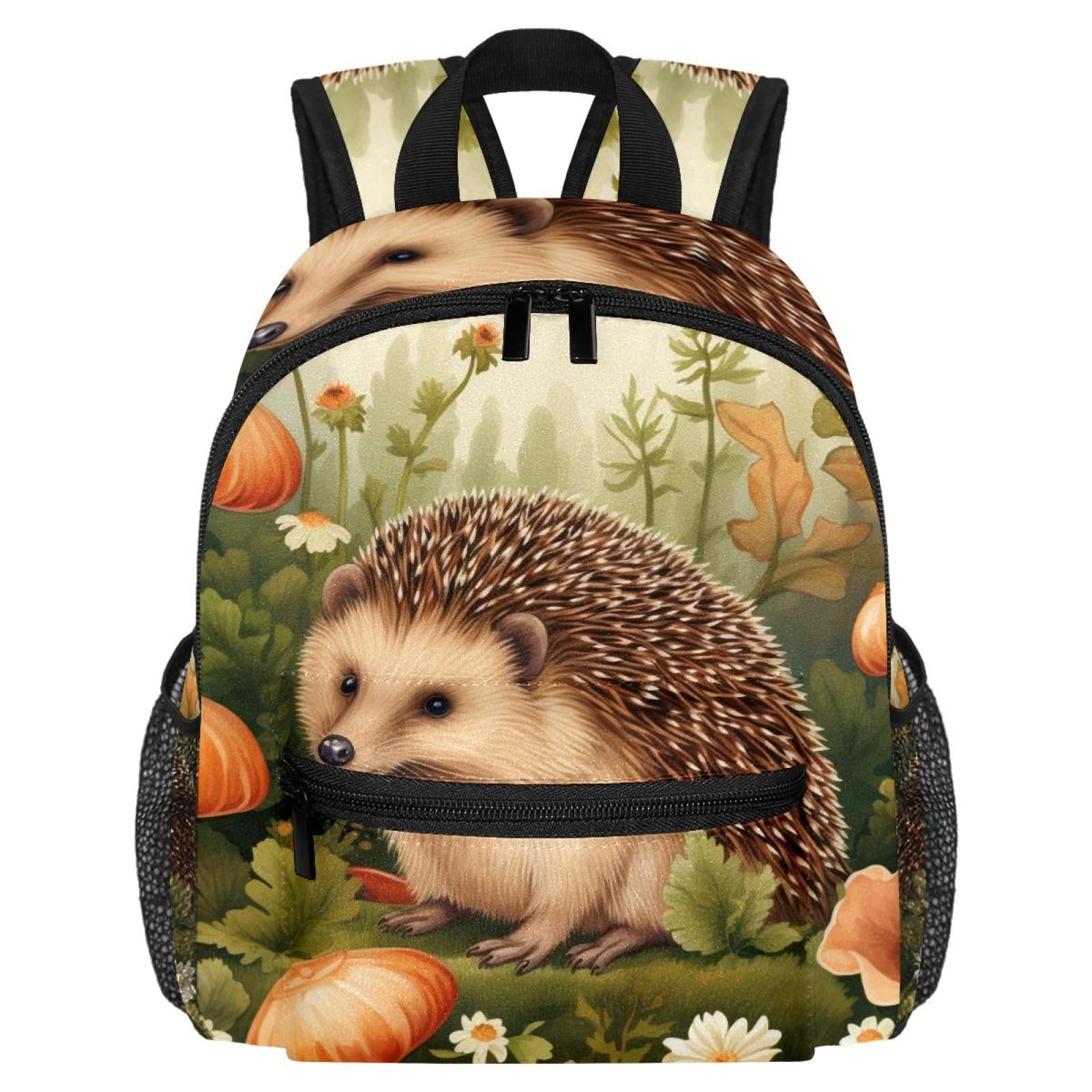 Hedgehog Diaper Backpack with Adjustable Shoulder Strap, Large Capacity ...