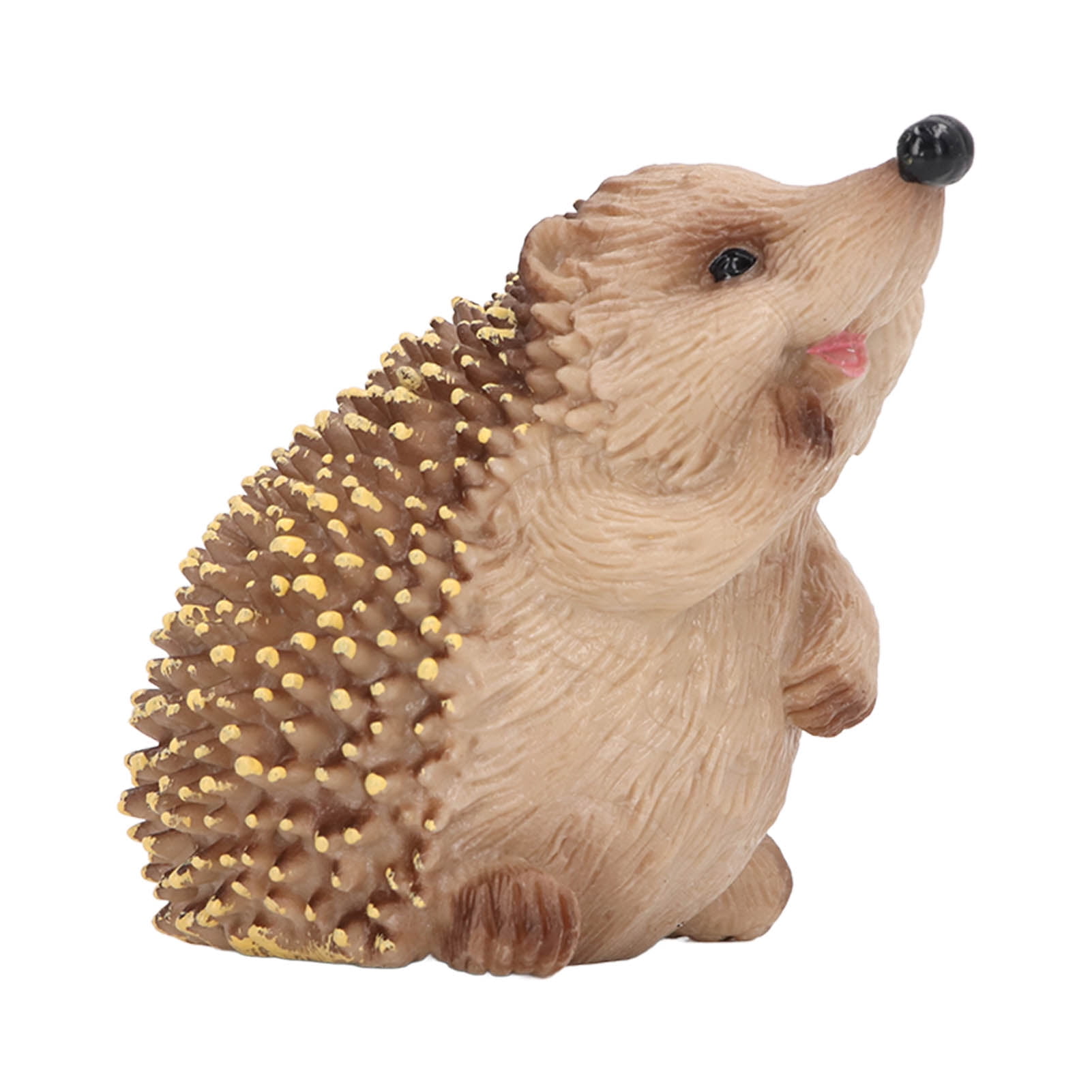 Hedgehog Figurines Simulation Hand Painted Lifelike Realistic Hedgehog ...