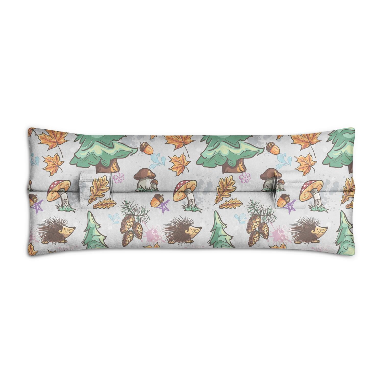 Hedgehog & Forest Night Scene Seatbelt Cushion - Post Surgery Recovery ...