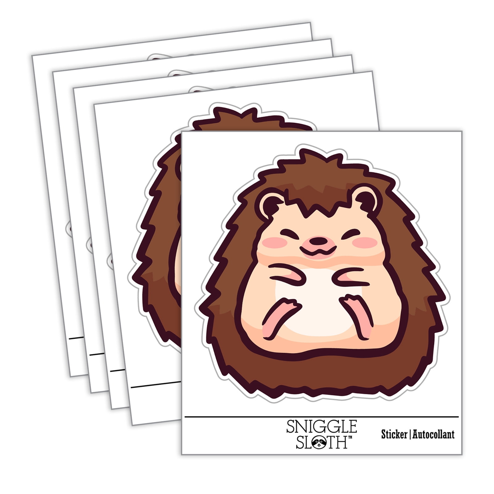 Hedgehog Full Body Car Window Bumper Water Bottle Phone Tablet Laptop ...