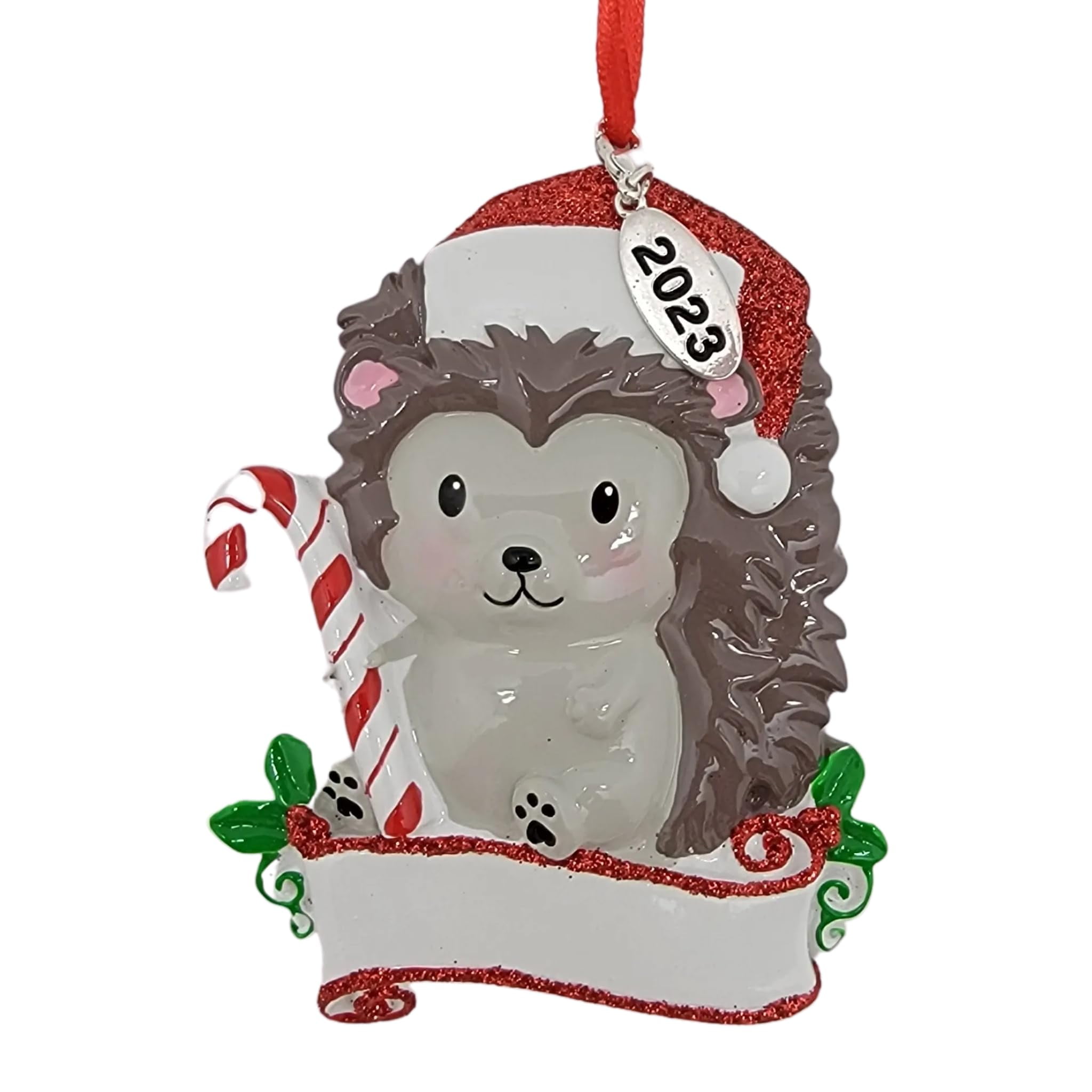 Hedgehog Gifts Hedgehog Christmas Ornament Unique Animal Personalized ...
