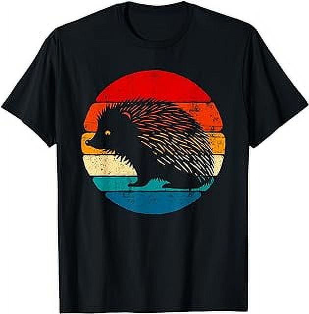 Hedgehog, I Love Hedgehogs, Porcupine, Retro Hedgehog T-Shirt - Walmart.com