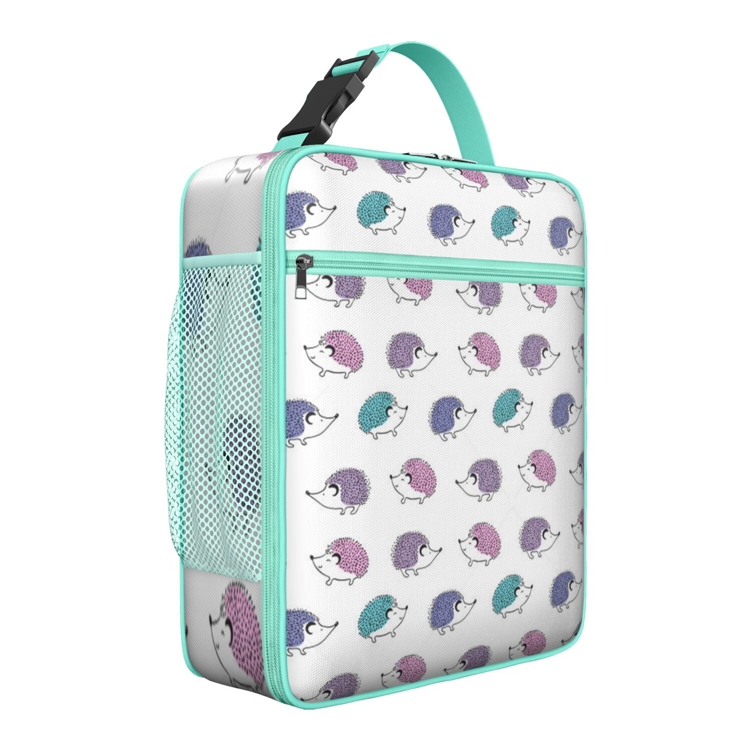 Hedgehog Insulated Lunch Box Teen Reusable Lunch Tote Bag with Front ...