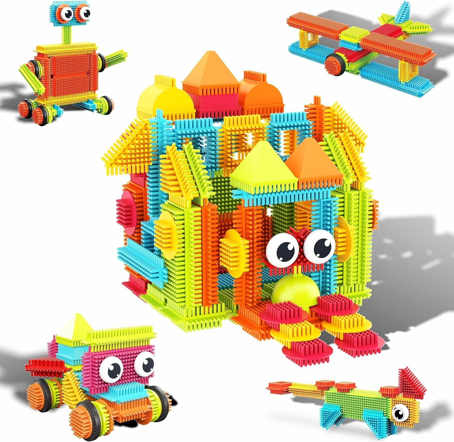 Hedgehog Interlocking Building Blocks Tiles Construction Toy Set ...