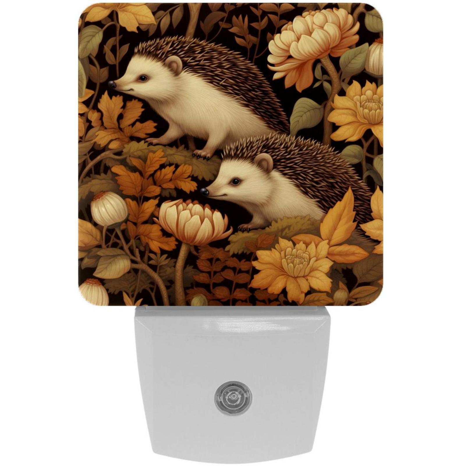 Hedgehog LED Square Night Lights - Modern Design, Energy Efficient ...