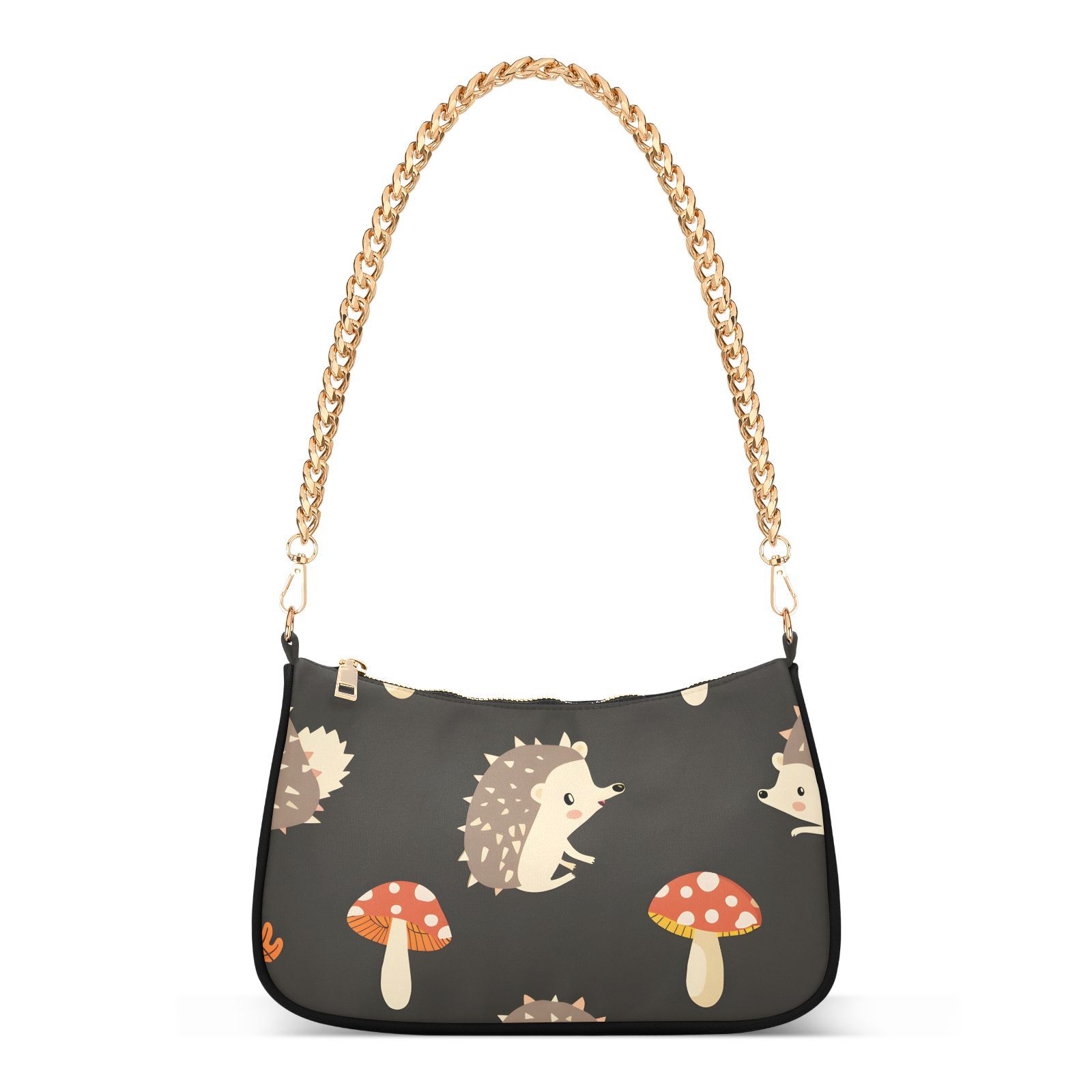 Hedgehog Mushroom Women Handbags Shoulder Bag Cross Body Bag with ...