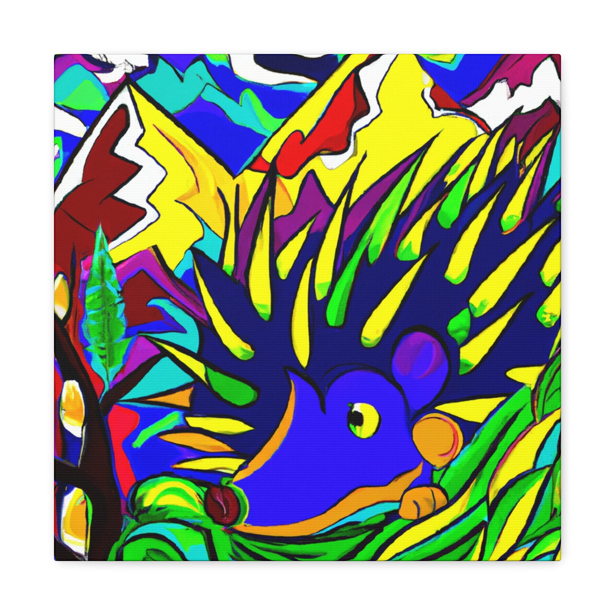 "Hedgehog Pop Explosion" - Canvas - Walmart.com
