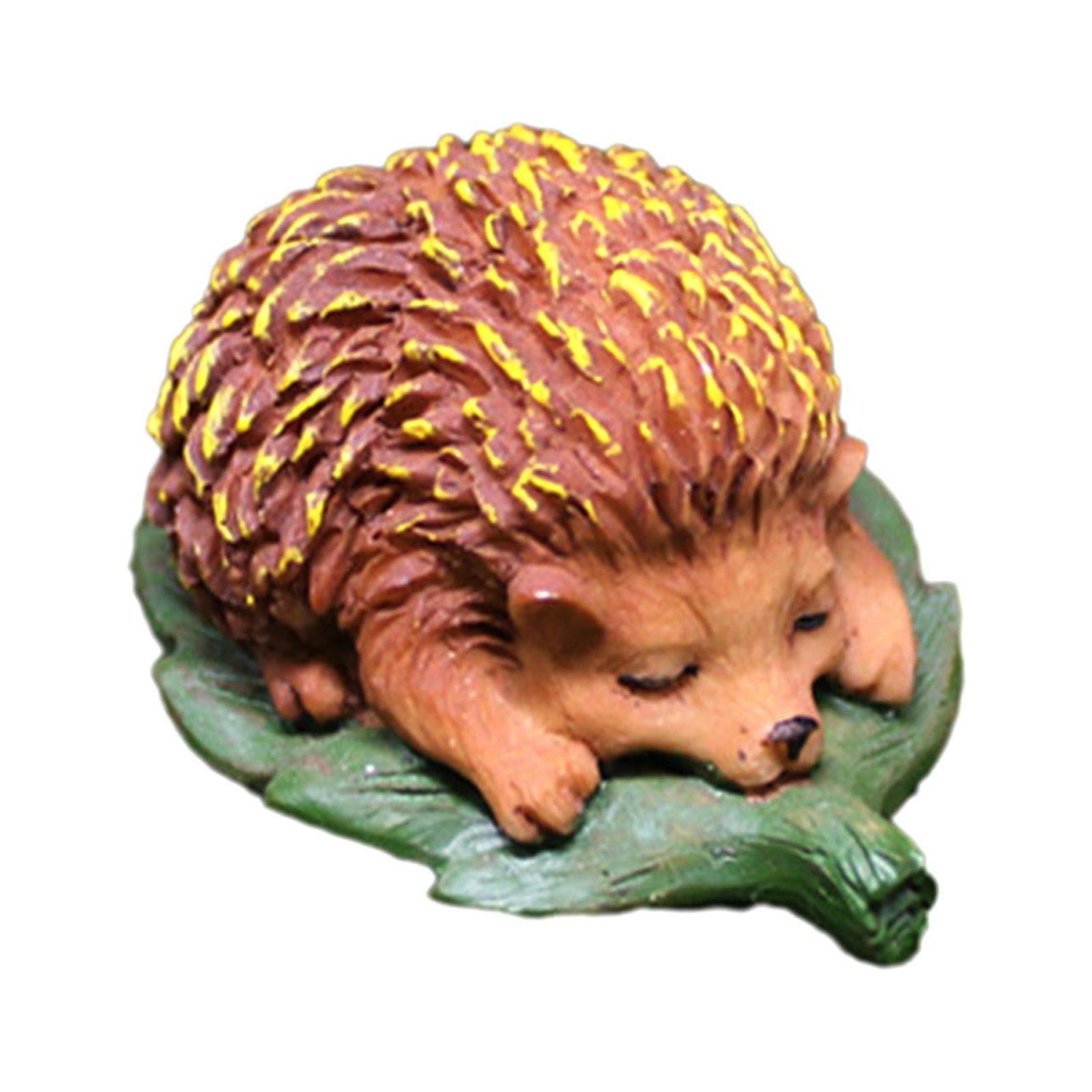 Hedgehog Statue Resin Hedgehog Figurine for Lawn Landscaping Flower Bed ...