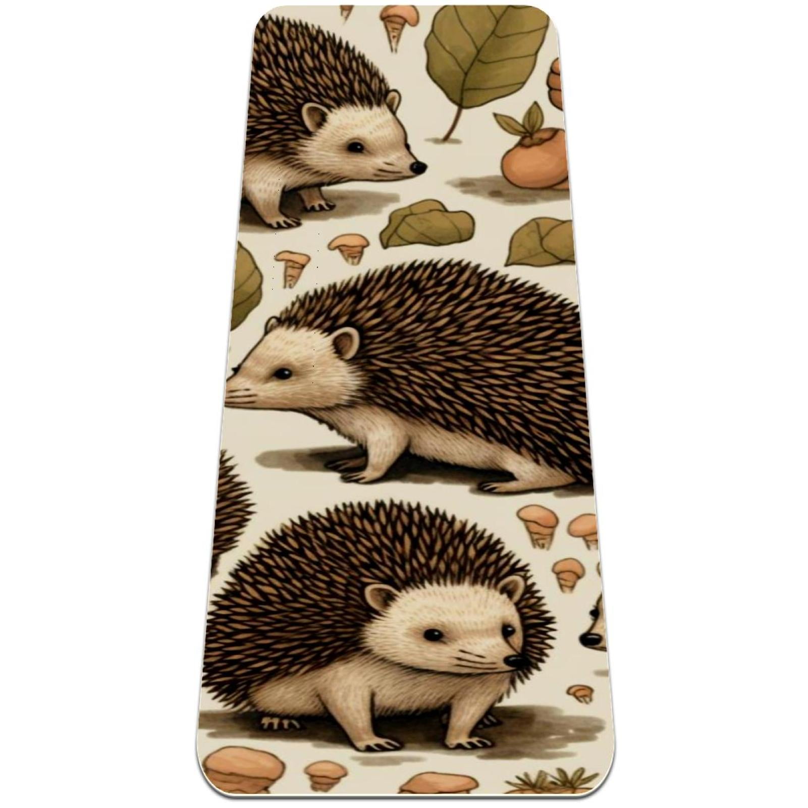 Hedgehog TPE Yoga Mat - Premium Exercise Mat for Yoga & Fitness - Thick ...