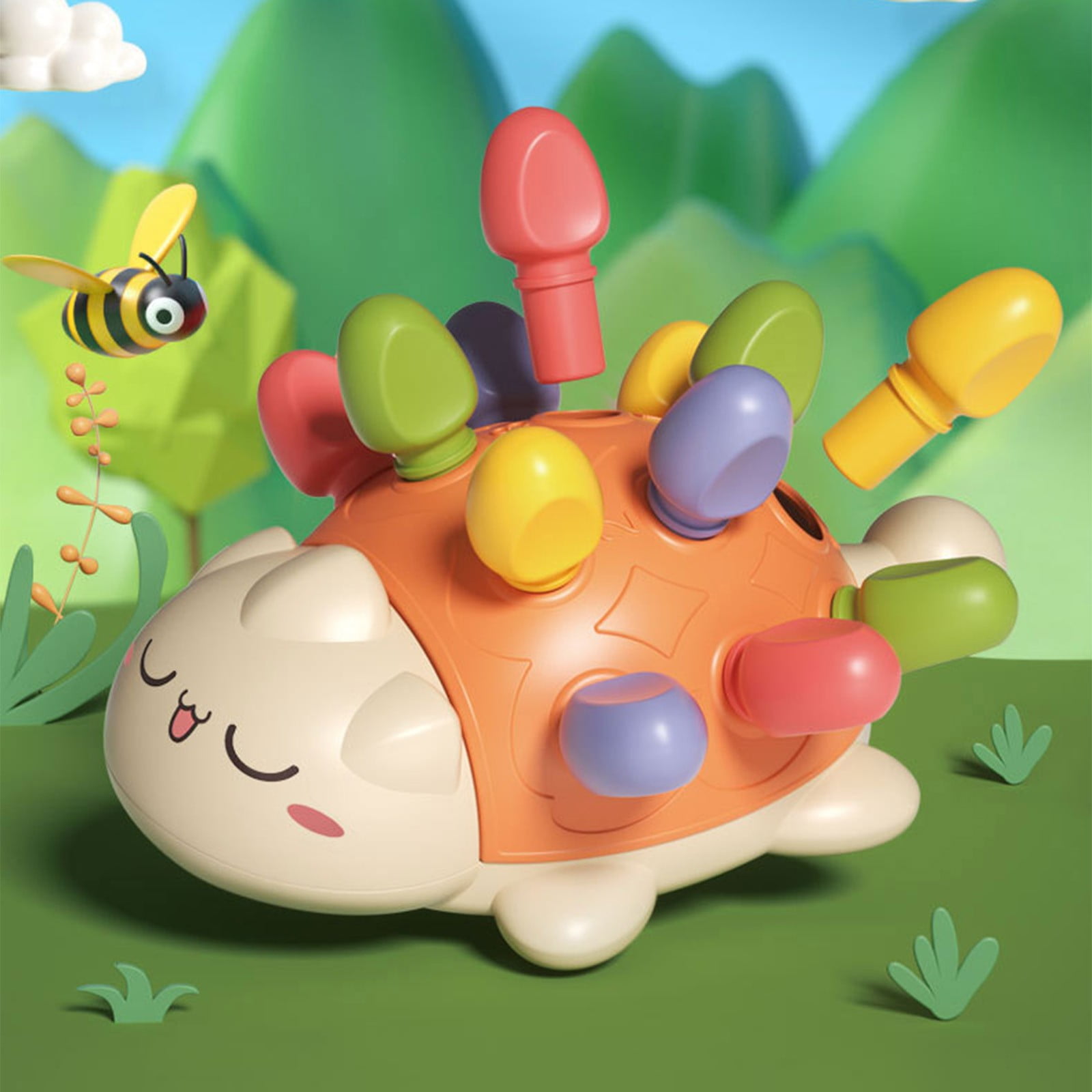 Hedgehog Toys, Splicing and Pairing Educational Toys for Kids, Beige ...