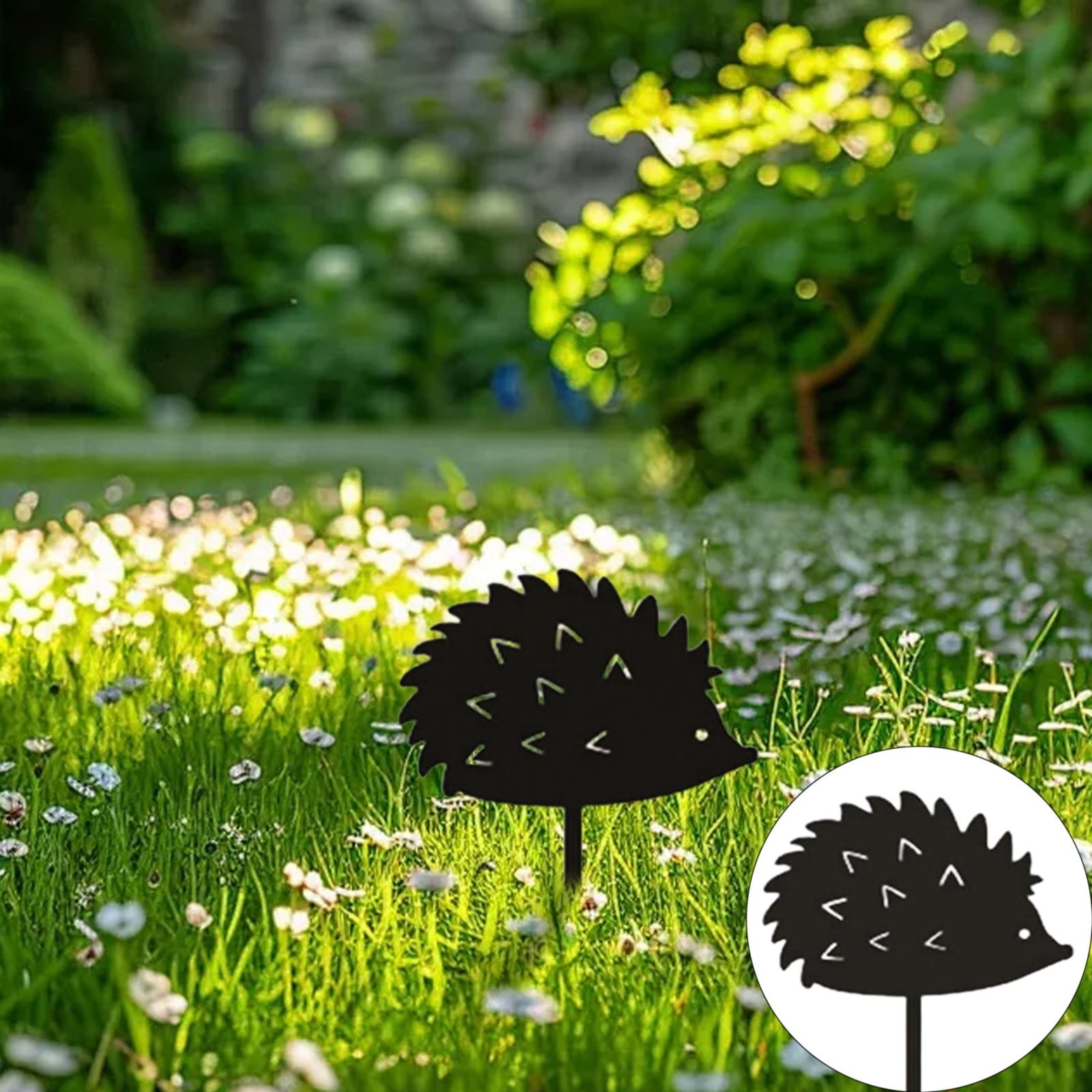 Hedgehogs Metal Garden Statues Yard Art Yard Outdoor Decorations ...