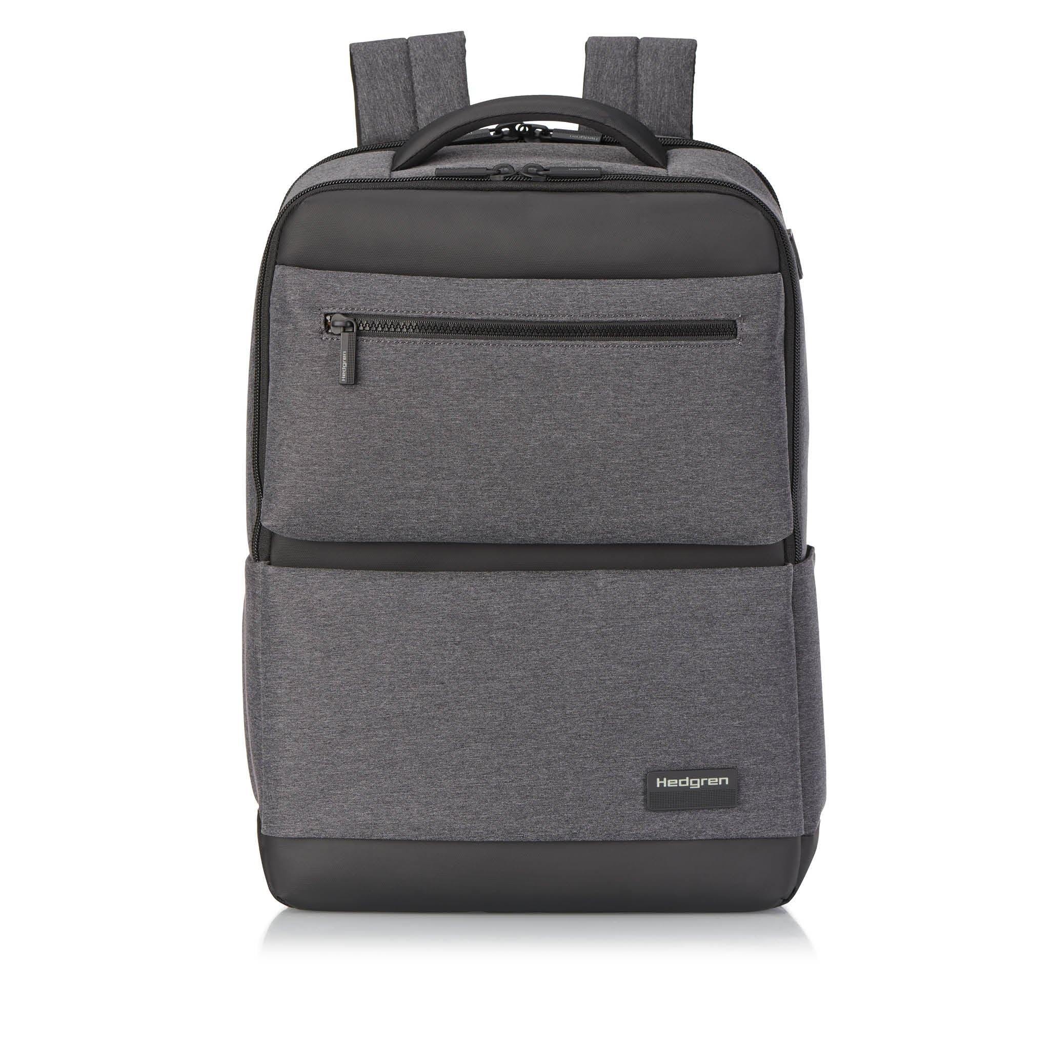 Hedgren Script 15.6 RFID Laptop Backpack Stylish Grey - Walmart.com