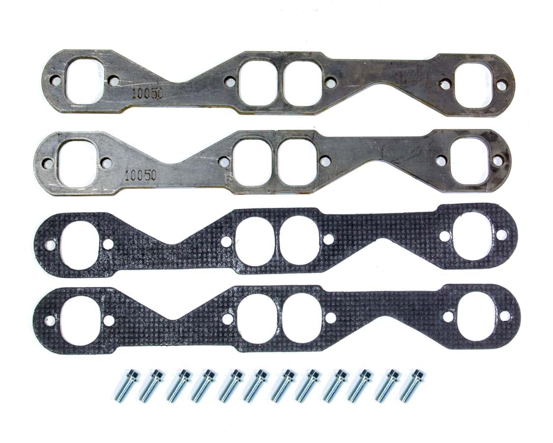 Hedman 10050 Header Flanges - 3/8 in - 1.554 x 1.886 in Rectangle Port ...