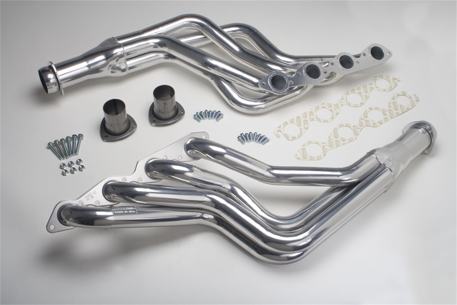 Hedman 66002 Full Length Headers - 3.0 inch Collectors - Silver Ceramic ...