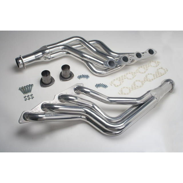 Hedman 66002 Full Length Headers - 3.0 inch Collectors - Silver Ceramic ...