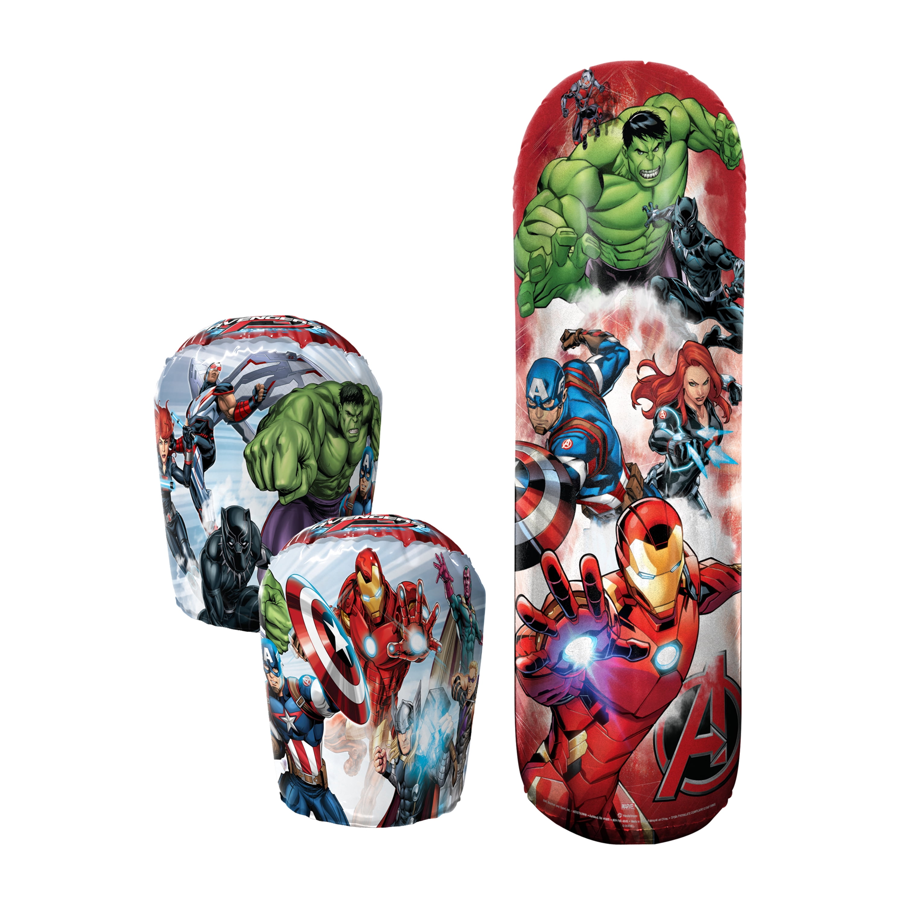 Hedstrom - 36 Inch Bop Combo Set With Gloves, Avengers - Walmart.com